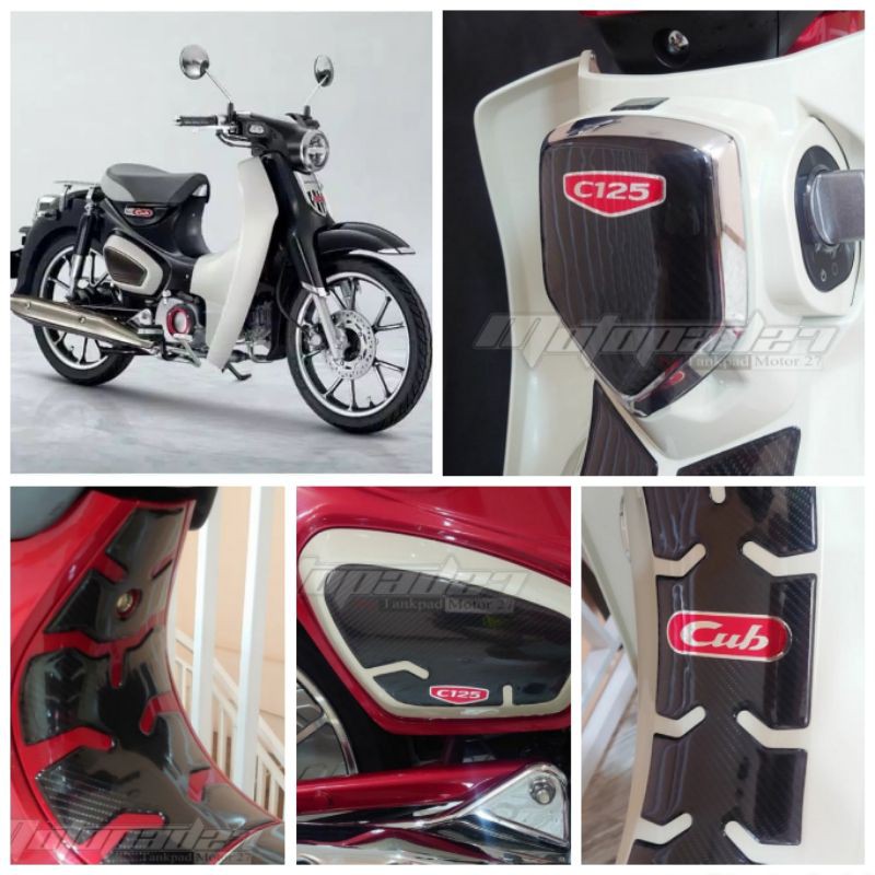 Jual stiker sticker resin timbul fullset honda SUPER CUB C 125 HQ ...