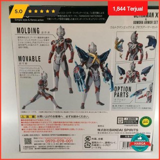 Jual Action Figure Shf Ultraman X & Gomora Armor Set (Misb) Exclusive ...