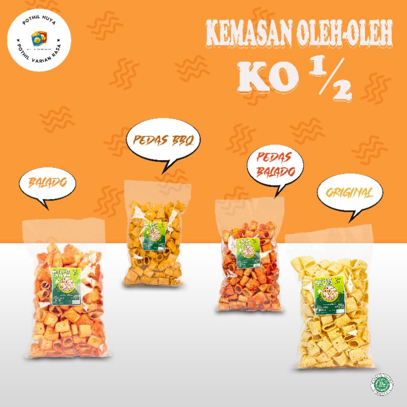 Jual Pothil Huya All Varian Rasa Kemasan K.O 1/2 (500gr) | Shopee Indonesia