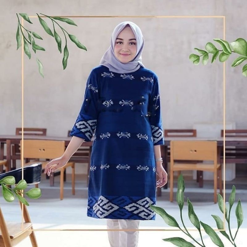 Jual couple baju tenun - tunik tenun - kemeja tenun - kemeja tenun ...