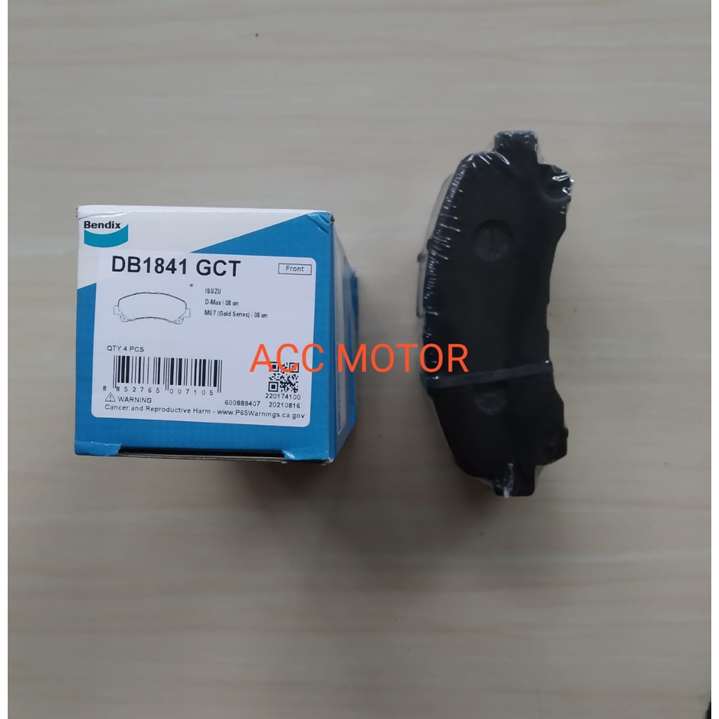 Jual Kampas Rem Depan Isuzu MUX - MU-X - Bendix Brake Pad GCT DB 1841 | Shopee Indonesia