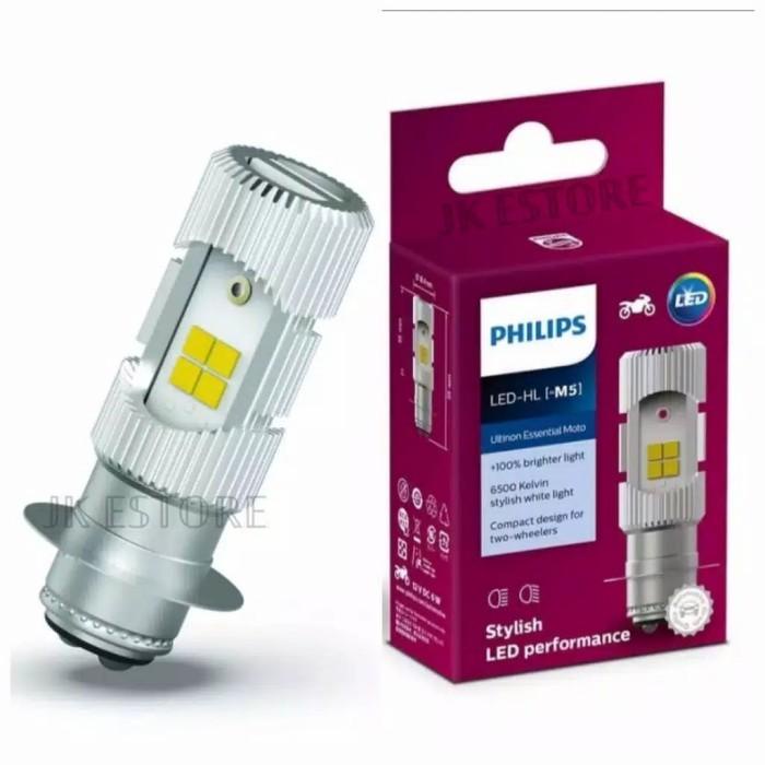 Jual Lampu Depan Motor LED PHILIPS - LED 2 Sisi Arus AC DC 100% Original | Shopee Indonesia