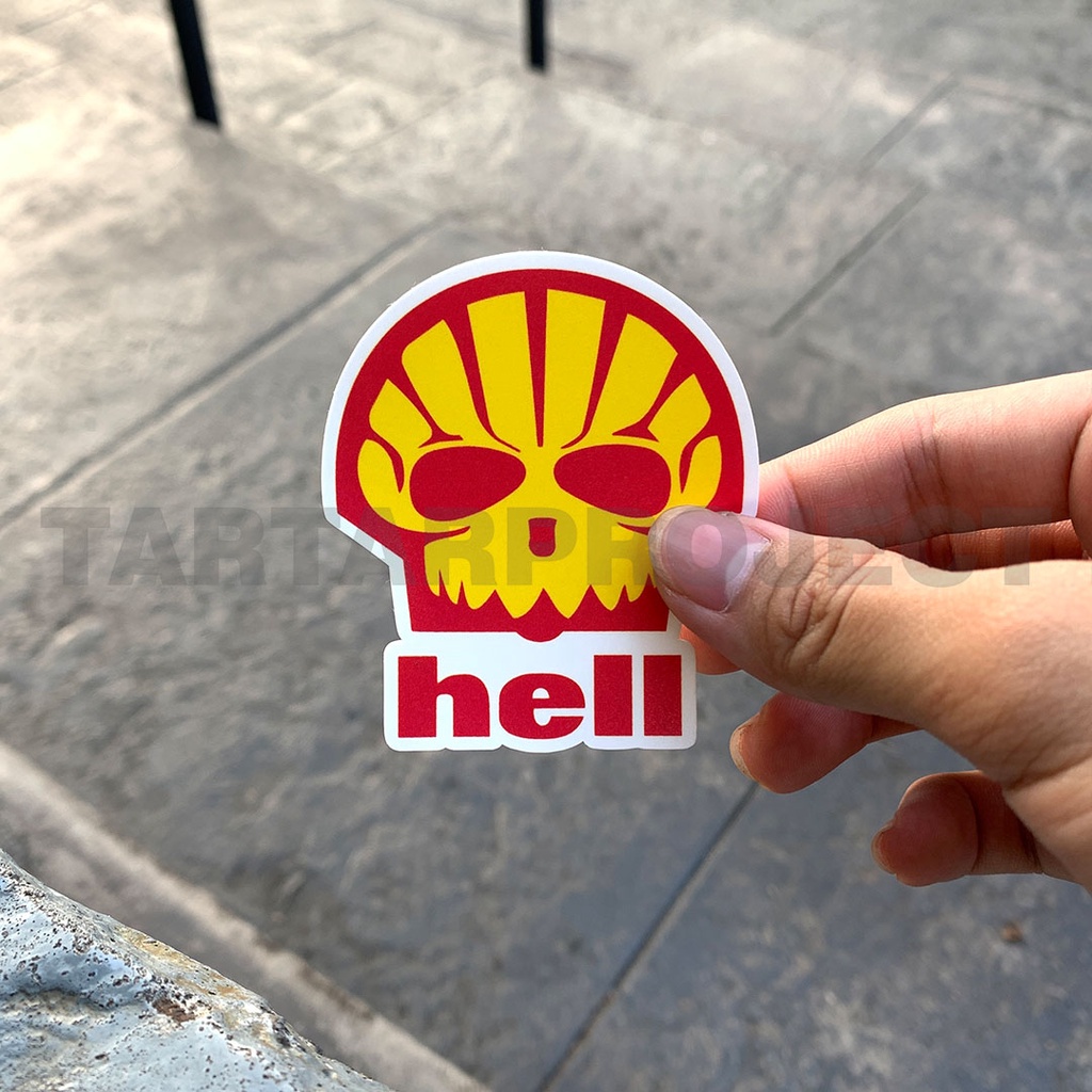 Jual Sticker Stiker Vinyl - Hell not Shell | Shopee Indonesia