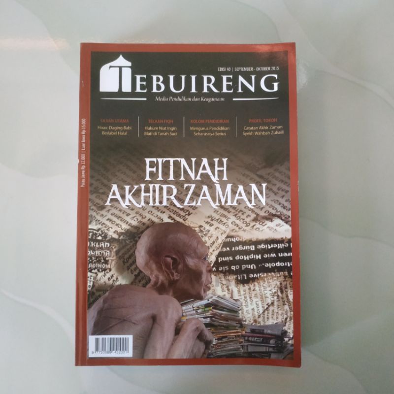 Jual Fitnah Akhir Zaman - Majalah Tebuireng Edisi 40 | Shopee Indonesia Jual Fitnah Akhir Zaman - Majalah Tebuireng Edisi 40 | Shopee Indonesia