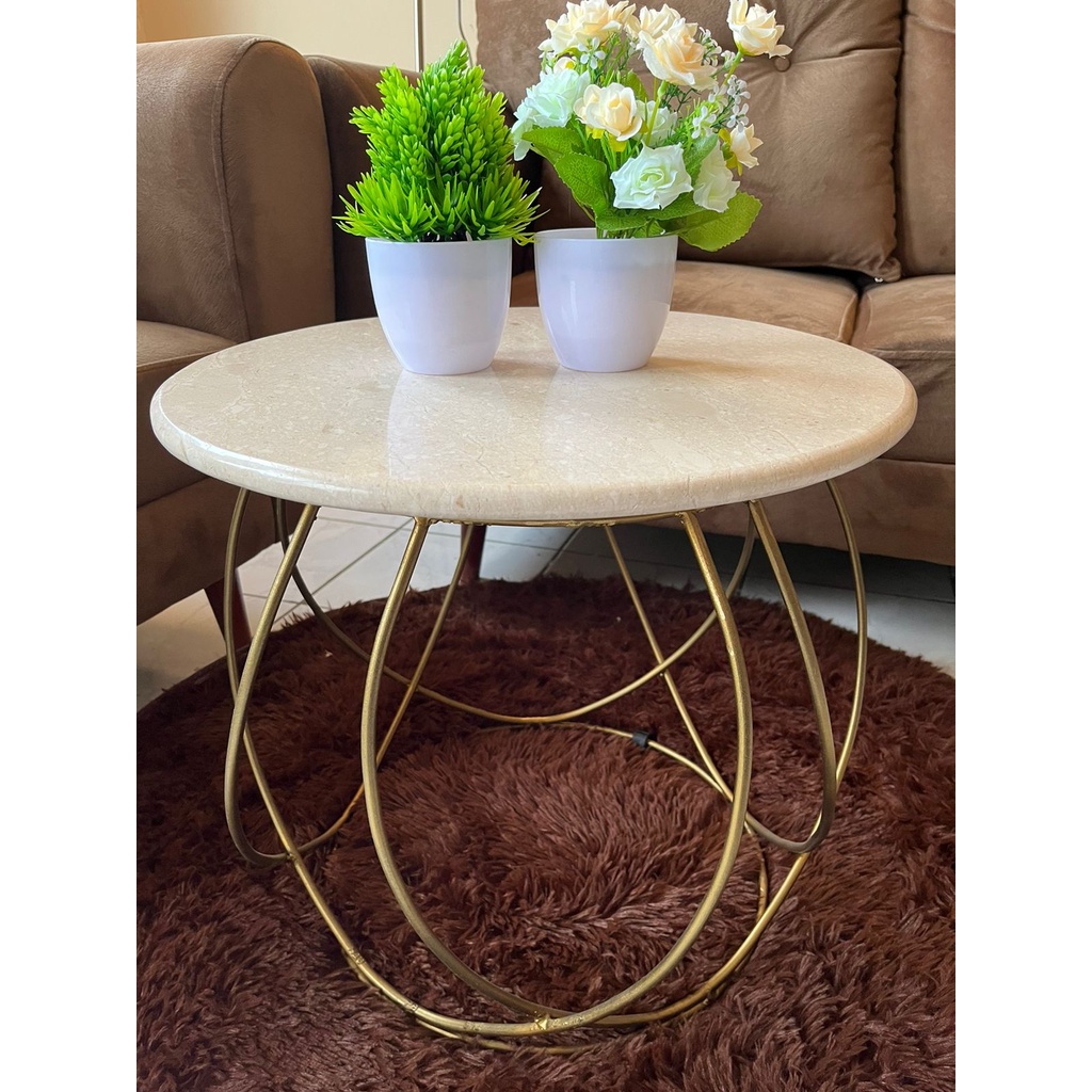 Jual Coffee Table Marble | Marble Table Top | Creme Lux Marble | Meja ...