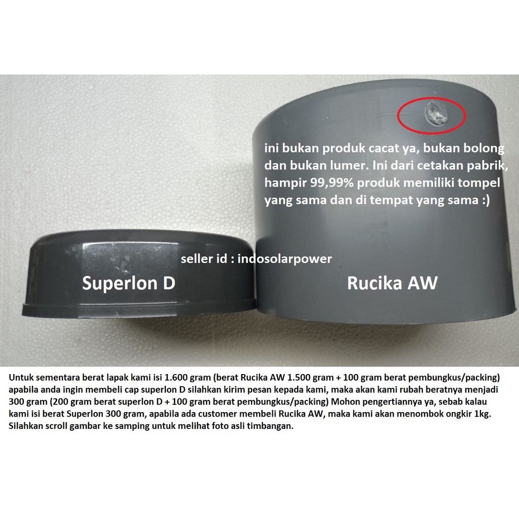 Jual Cap Dop 6 6" tutup pipa polos PVC 6 in inci inch dop non drat ada ...