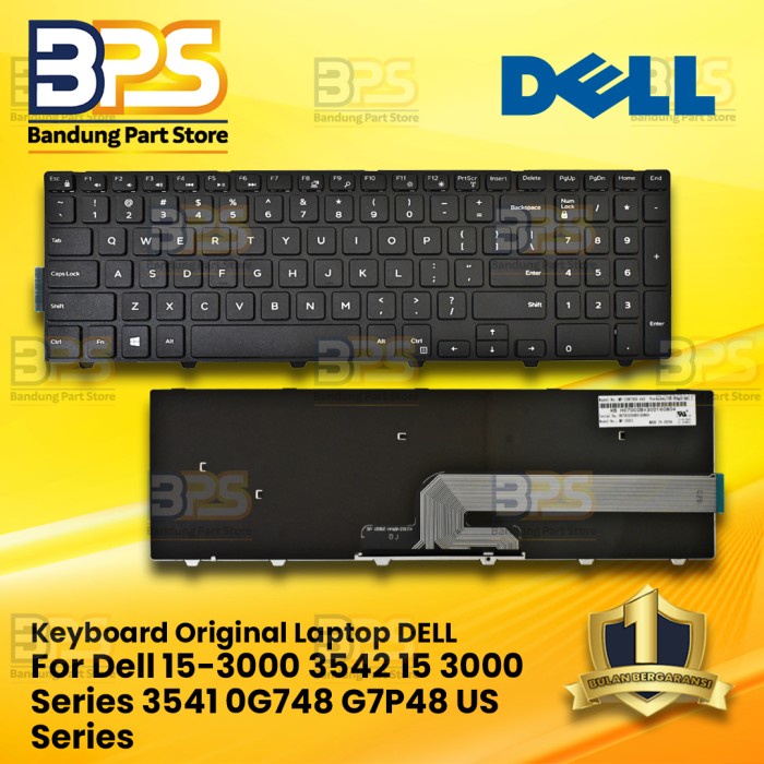 Jual Keyboard Dell Inspiron 15 3000 3541 - Black Series | Shopee Indonesia