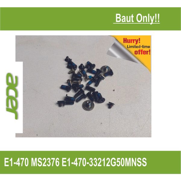 Jual ET52 BAUT-AC-4 BAUT SEKRUP MUR SCREW ORI SET LAPTOP NOTEBOOK ...