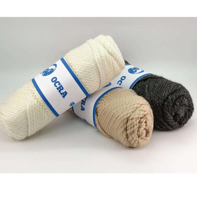 Jual Benang Rajut Wool Bulky Ocra 12 ply (KODE S8437) | Shopee Indonesia