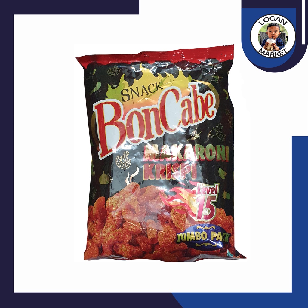 Jual Boncabe Bon Cabe Snack Makaroni Pedas Krispi Level 10 15 Keju ...