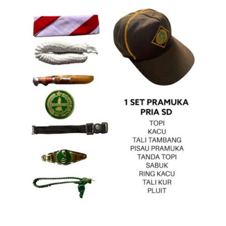 Jual [KODE TBQOC] ATRIBUT KOMPLIT SIAGA/SD(paket Hemat) | Shopee Indonesia