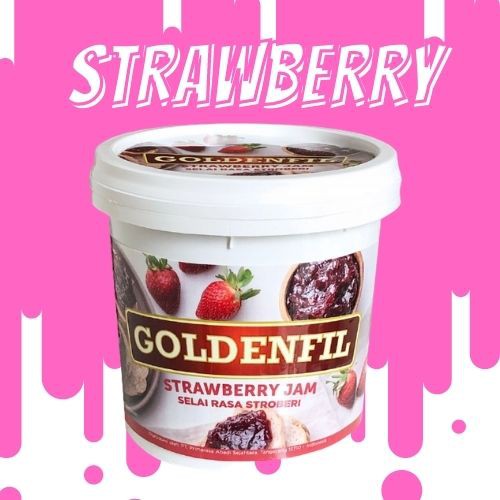 Jual Selai Roti Original Goldenfil Strawberry 1 Kg | Shopee Indonesia