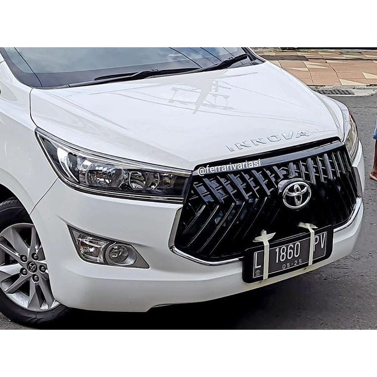 Jual Grill depan mobil innova 2021 Lexus style black gloss - ferrari variasi | Shopee Indonesia
