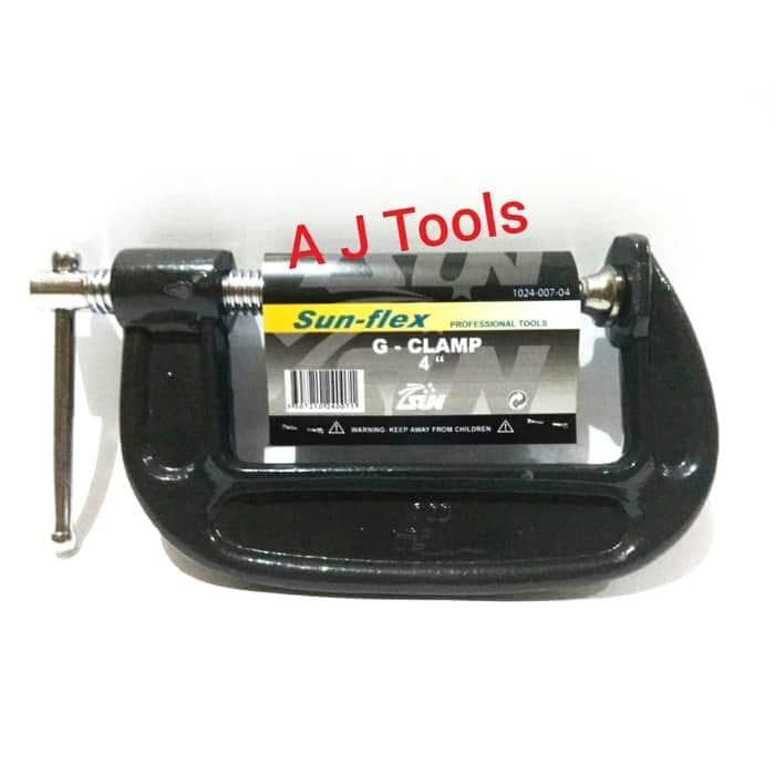 Jual Klem C (G) / Clamp 4" inch Catok C (G) SUNFLEX | Shopee Indonesia