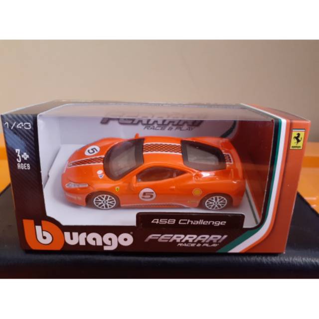 Jual Bburago Ferrari 458 Challenge (Shell Racing) | Shopee Indonesia