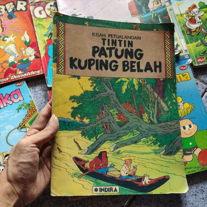 Jual 05-05-2023 Comic Buku Komik anak Tintin lucky luke Ghostbuster ...