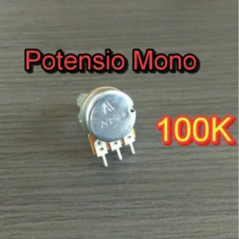 Jual Potensio Mono 100K 100 K Potensiometer 100 Kilo Ohm | Shopee Indonesia