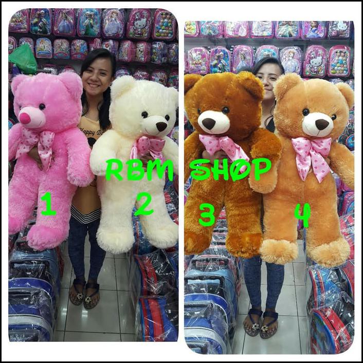 Jual Boneka Teddy Bear 75 Cm / Beruang Jumbo /Teddy Bear Besar | Shopee ...