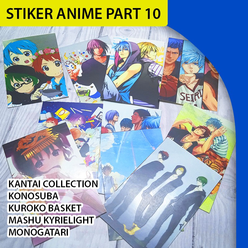 Jual STIKER ANIME PART 10 Sticker cromo persegi 8x5cm murah meriah ...
