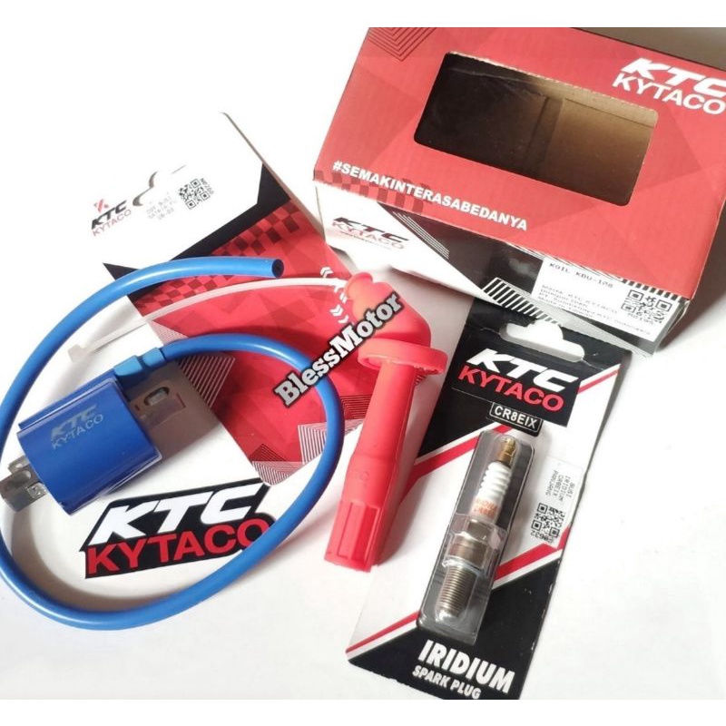 Jual Koil Racing KTC Kytaco set Kop Busi plus Busi iridium KTC Kytaco ...