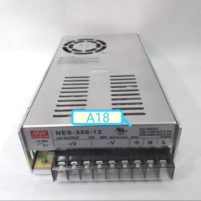 Jual POWER SUPPLY MEAN WELL NES 350-12 | Shopee Indonesia