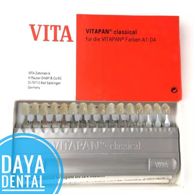 Jual Dental Vitapan Classical Dental Shade Guide Teeth Colour Vita ...