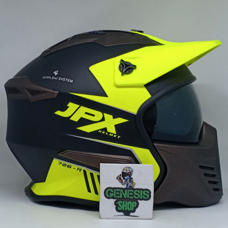 Jual Helm JPX full face helm JPX MX 726R solid polos | Shopee Indonesia