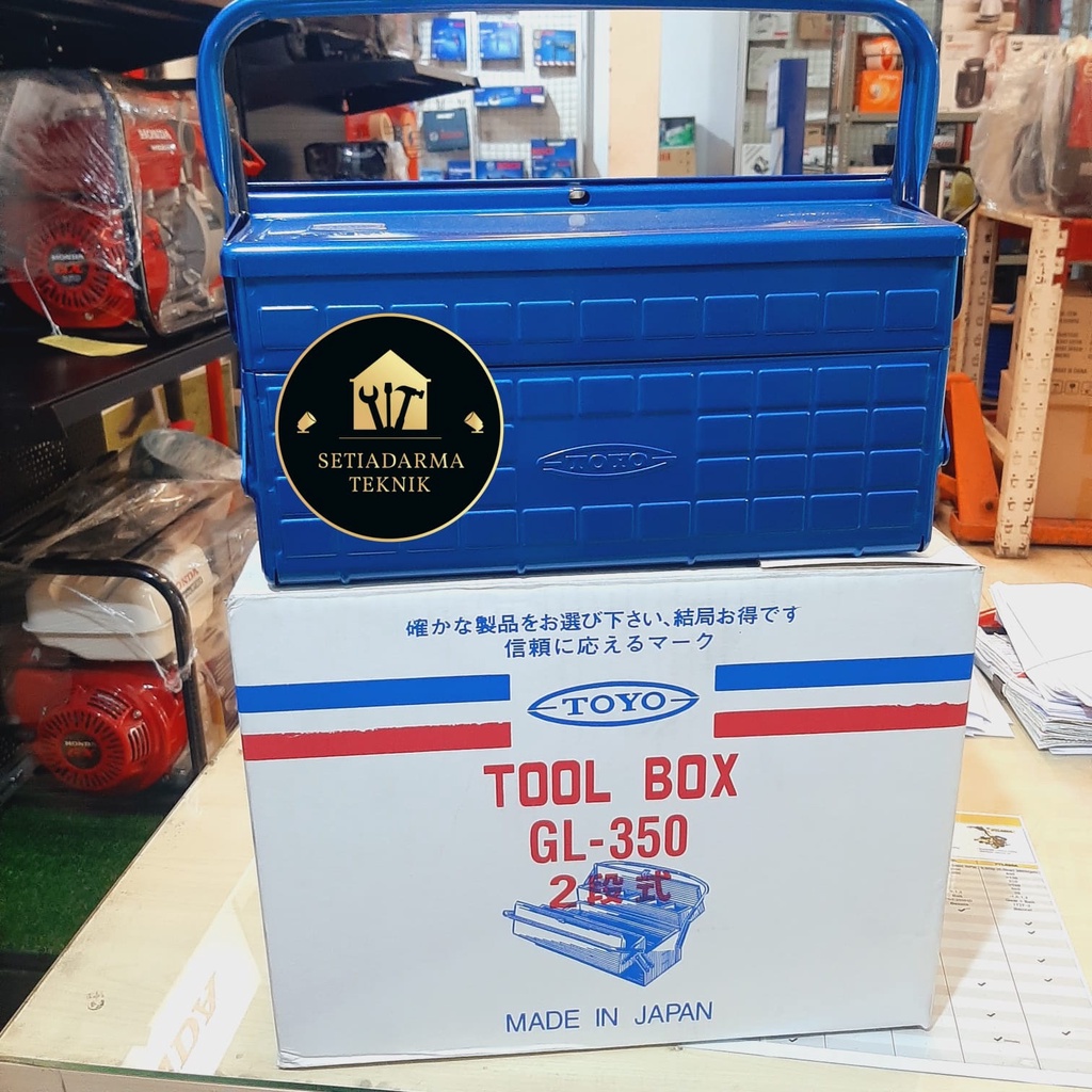 Jual TOOL BOX BESI 2 SUSUN GL-350 TOYO//TOOL BOX TYPE GL JAPAN | Shopee Indonesia