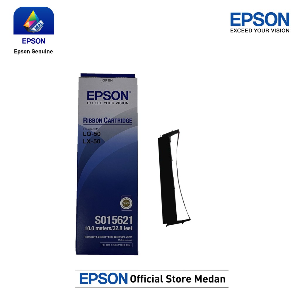 Jual Ribbon Catridge EPSON LX50 LX-50 LQ50 LQ-50 S015621 Original Asli ...