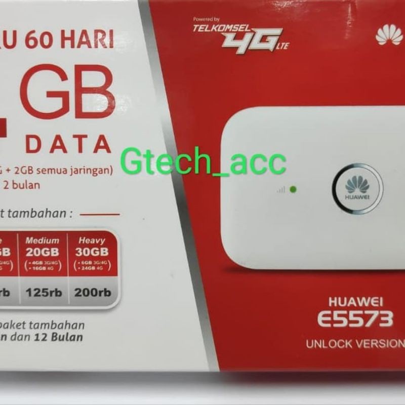 Jual Modem Mifi/Wifi Router 4G Huawei E5573 Telkomsel Unlock | Shopee Indonesia