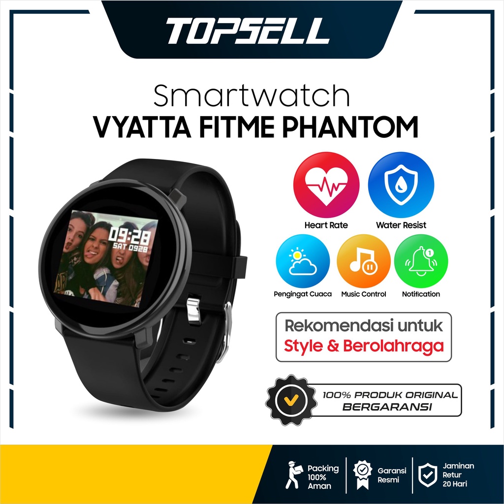 Jual SMARTWATCH VYATTA FITME PHANTOM - GARANSI RESMI | Shopee Indonesia