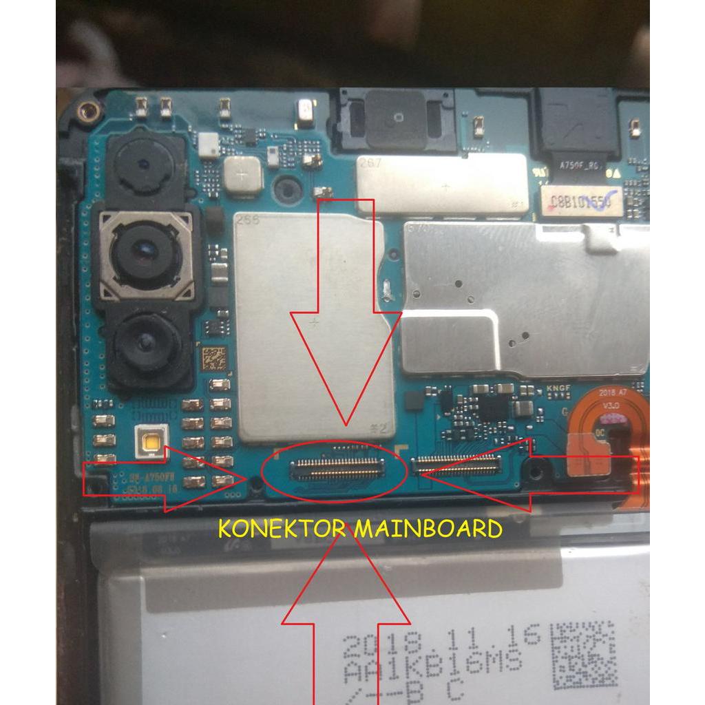 Jual KONEKTOR MAINBOARD SAMSUNG A7 2018 A750 48PIN | Shopee Indonesia