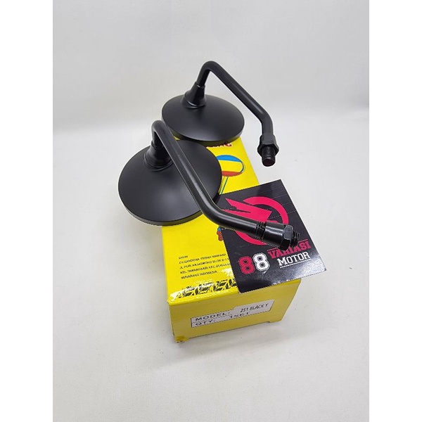 Jual Spion Vespa Mini Drat Yamaha Full Chrome dan Full Black - Spion ...