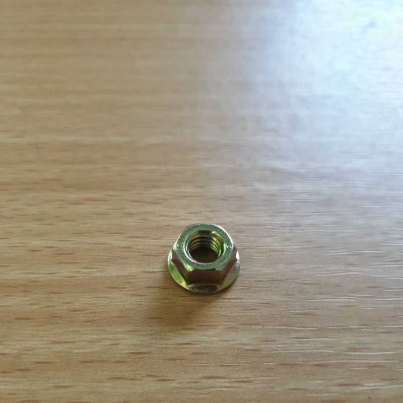 Jual MUR FLANGE KUNING M6 (KUNCI 10) | Shopee Indonesia
