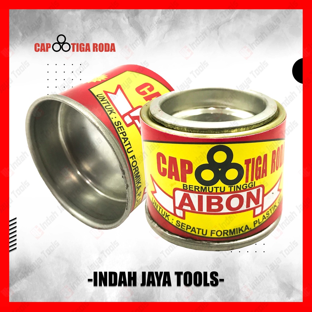 Jual CAP TIGA RODA KECIL Lem Aibon Lem Plastik Perekat Karet Serbaguna ...