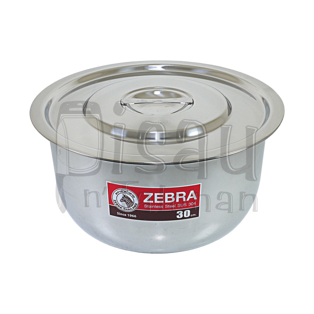 Jual 170030 Panci Masak / Panci Stock 30 cm (Indian Pan) 11 Liter ZEBRA ...