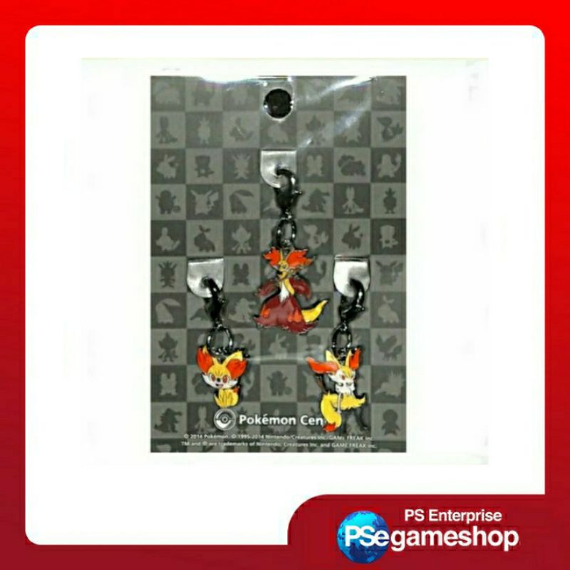 Jual Pokemon Center National Pokedex Metal Charm Fokko/ma Foxy/teruna ...