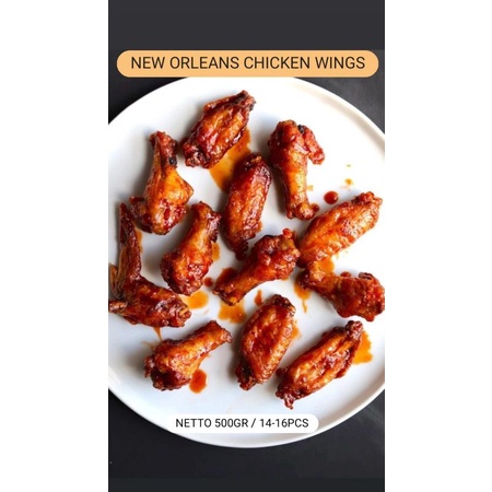 Jual [Liam Foods] New Orleans Chicken Wings 500gr | Shopee Indonesia