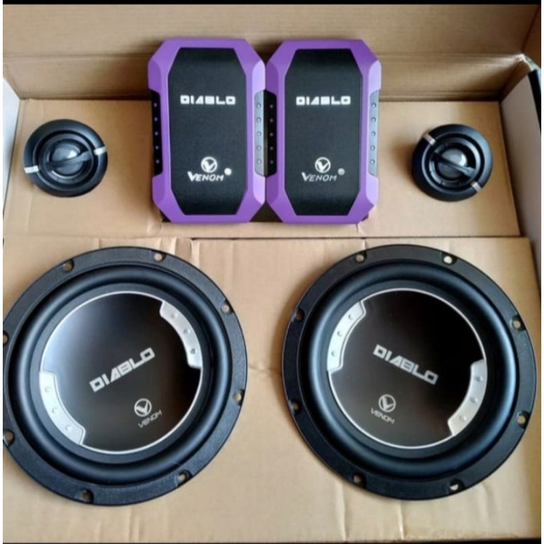 Jual Speaker Split 2 way Venom Diablo VX 6 D. | Shopee Indonesia