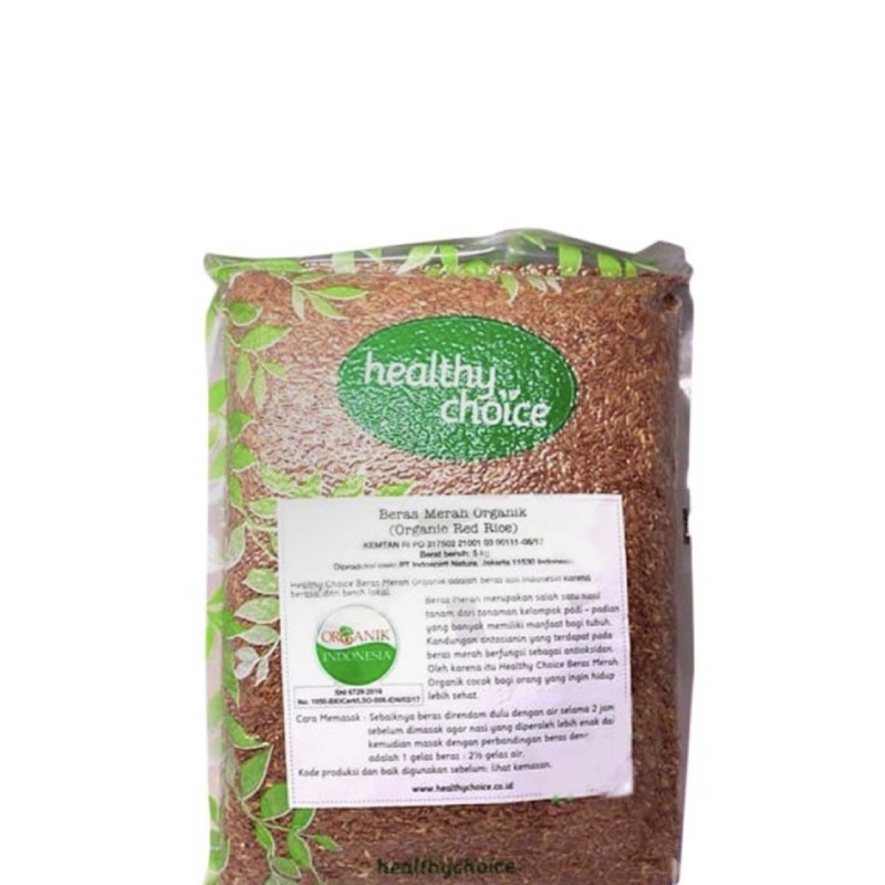 Jual Healthy Choice Beras Merah 5 Kg | Shopee Indonesia