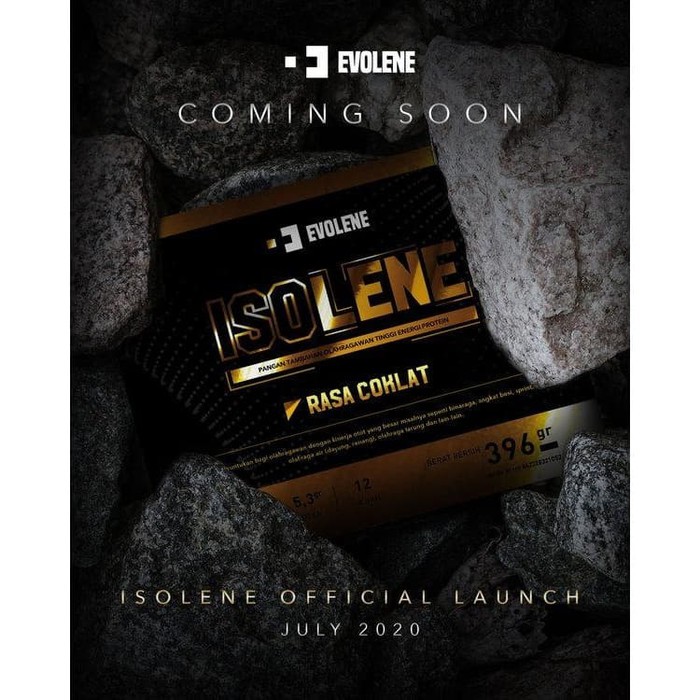Jual Isolene Evolene Whey Protein Isolate 396 gram 12 sachet servings ...