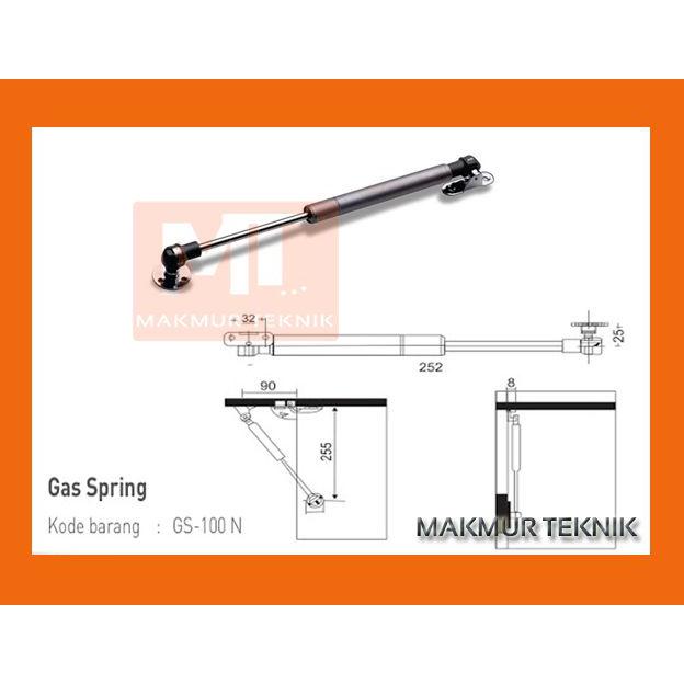 Jual Sale Gas Spring Hidrolik Huben Gs-100N - Hidrolik Jok Motor ...