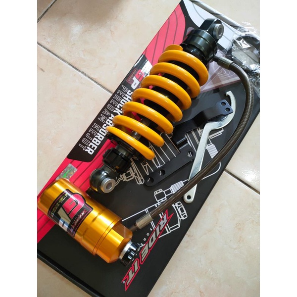 Jual mono shock/shok belakang tabung pisah double click buat motor ninja 150 RR/ninja 150RR ...