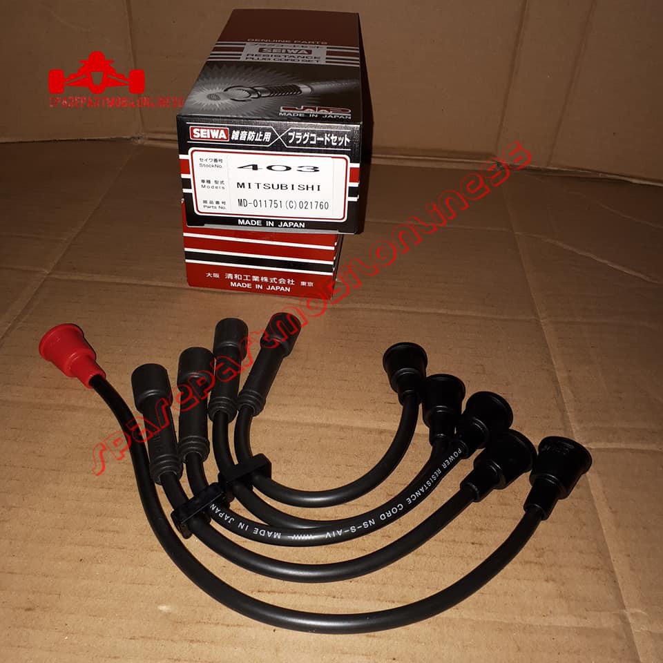 Jual Kabel Busi Coil Set Mitsubishi Colt T120 Lama SEIWA JAPAN | Shopee ...