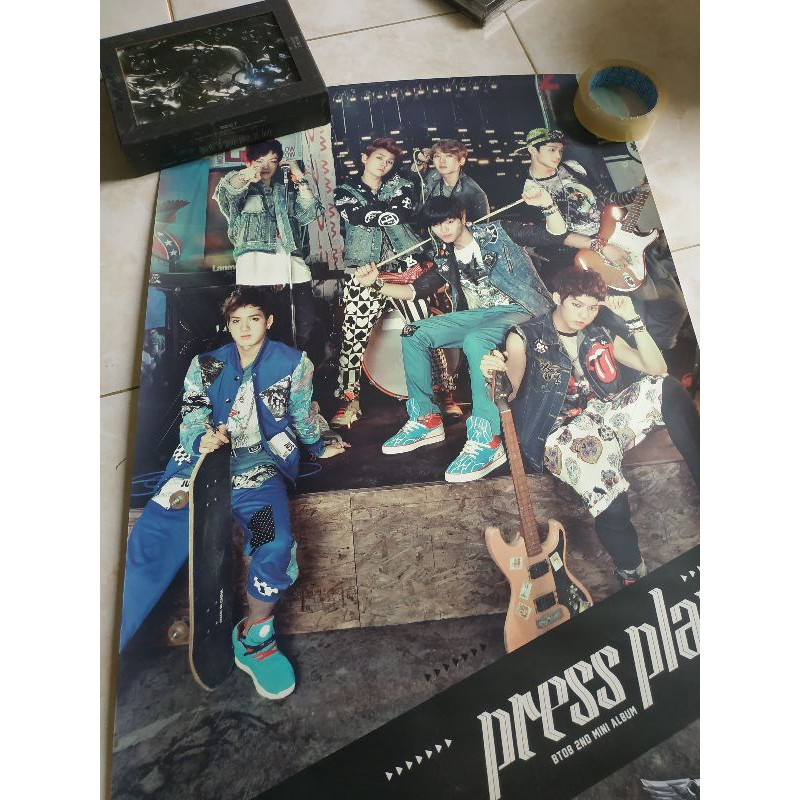Jual Poster Kpop Official BTOB B1A4 INFINITE | Shopee Indonesia
