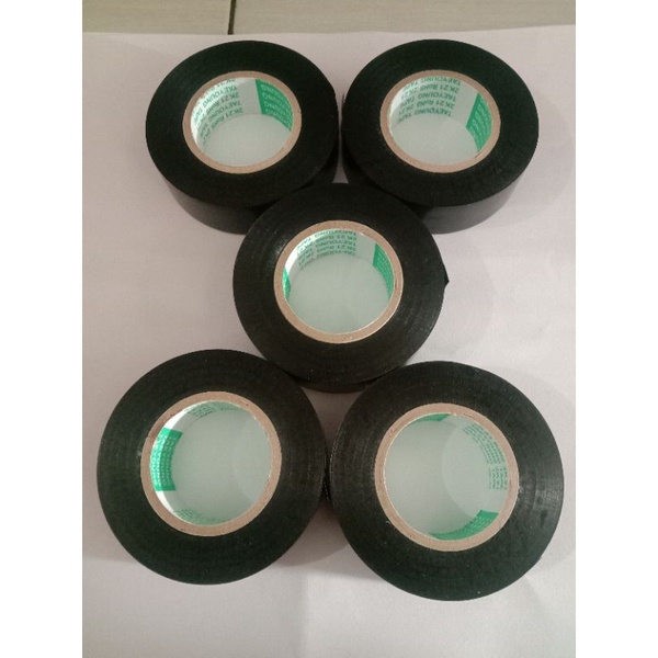 Jual ISOLASI HITAM, ISOLASI KABEL LISTRIK,5 PCS ISOLASI TAPE 3/4 ...