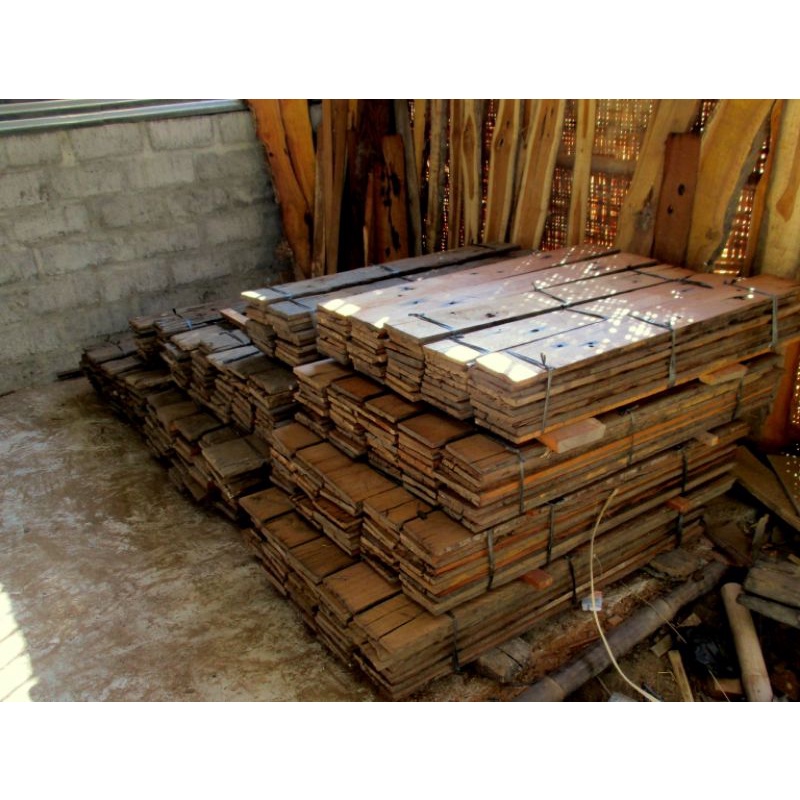 Jual Papan Kayu Ulin Kayu Besi Reclaimmed Rustic | Shopee Indonesia