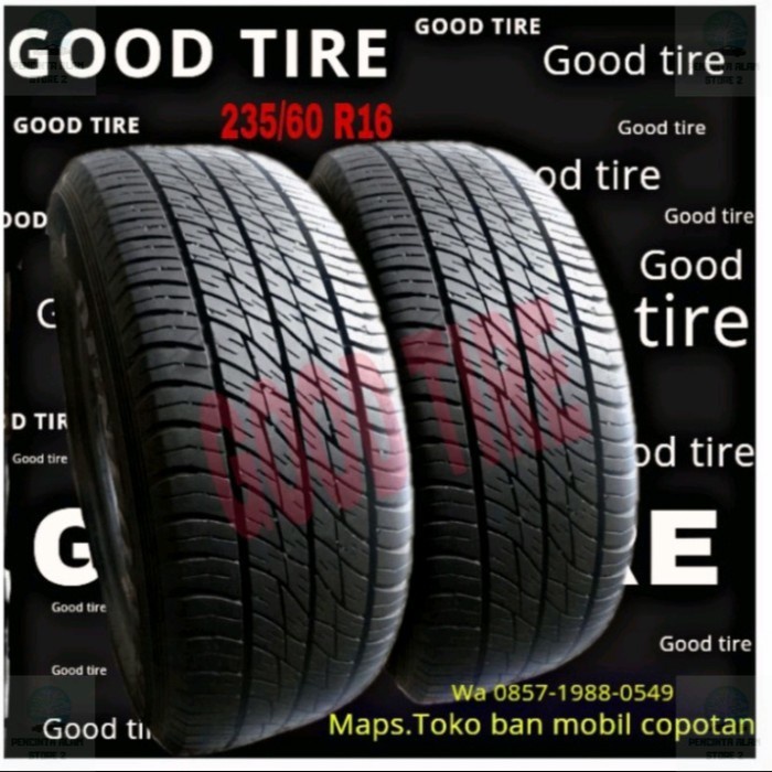 Jual BAN MOBIL 235-60-16 R16 RING 16 COPOTAN SEKEN SECOND BEKAS TOYOTA ...