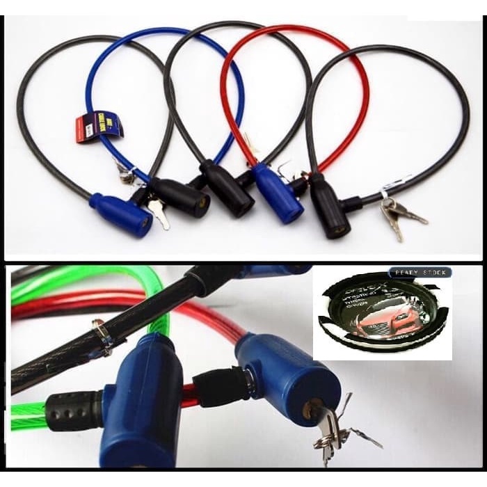 Jual Kunci Gembok Ban Sepeda Helm Murah - Helmet Bicycle Lock Pengaman ...