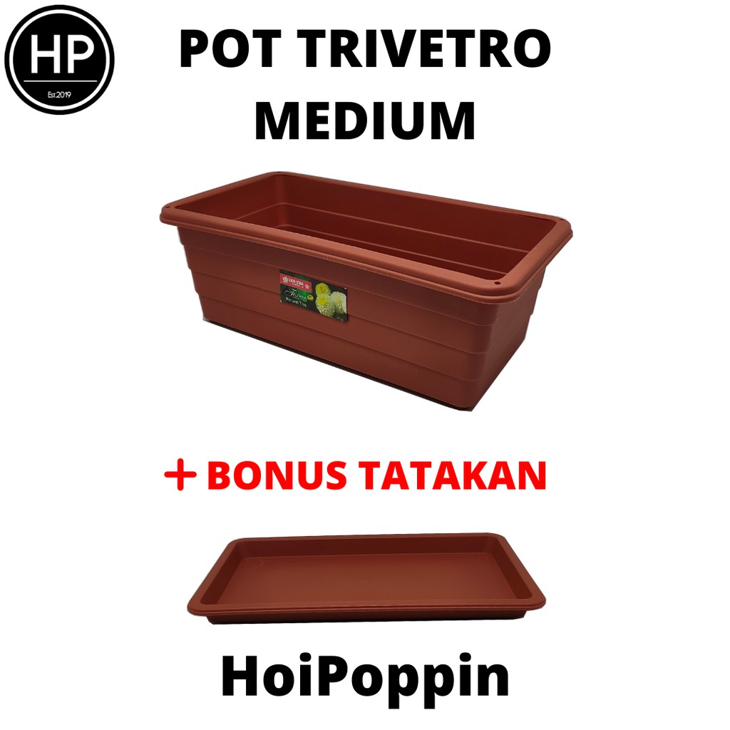 Jual HPP - POT TRIVETRO - POT PERSEGI PANJANG - POT PANJANG - POT HIAS ...